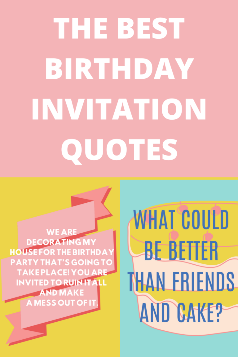The Best Birthday Invitation Quotes - Darling Quote
