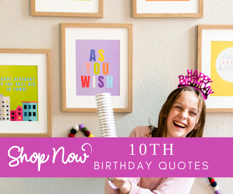 25 Happy 10th Birthday Quotes for the Big 1-0 - Darling Quote