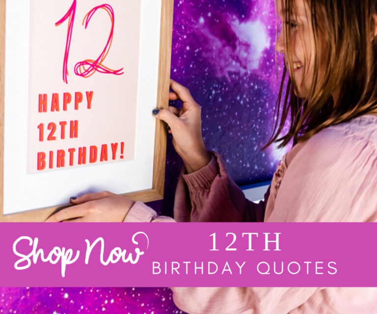 12 Year Old Birthday Quotes for Your Pre Teen - Darling Quote