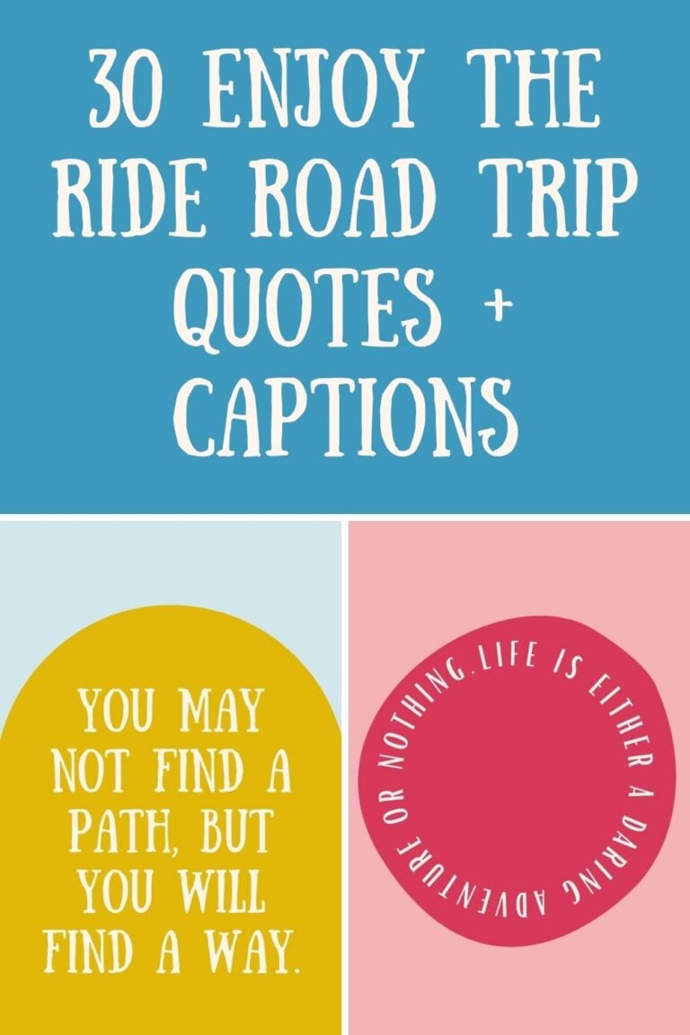 30 Enjoy the Ride Road Trip Quotes + Captions - Darling Quote