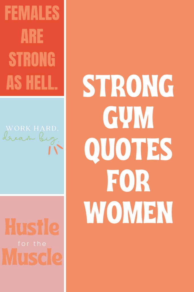 Strong + Motivational Gym Quotes for Women - Darling Quote