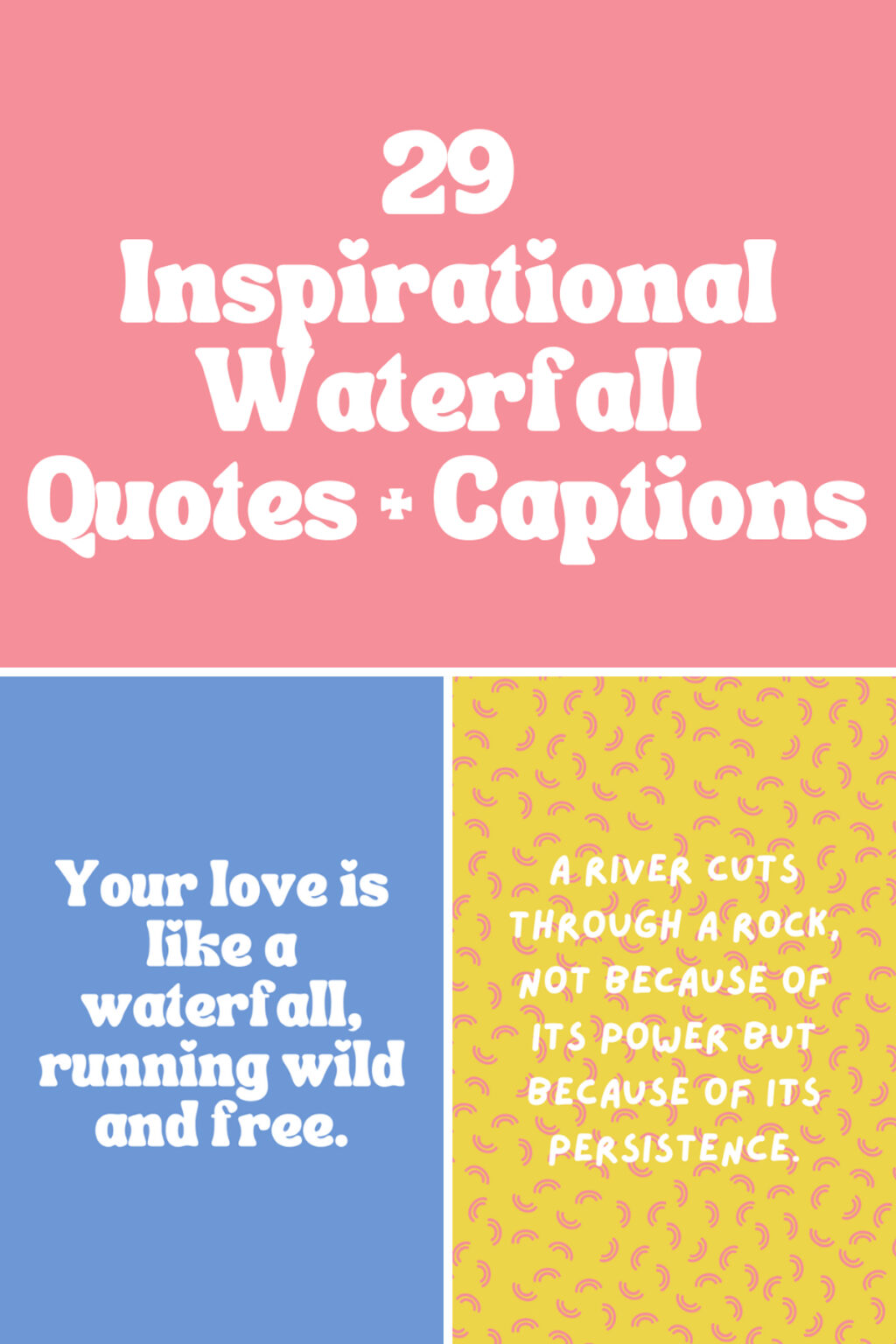 29 Inspirational Waterfall Quotes + Captions - Darling Quote