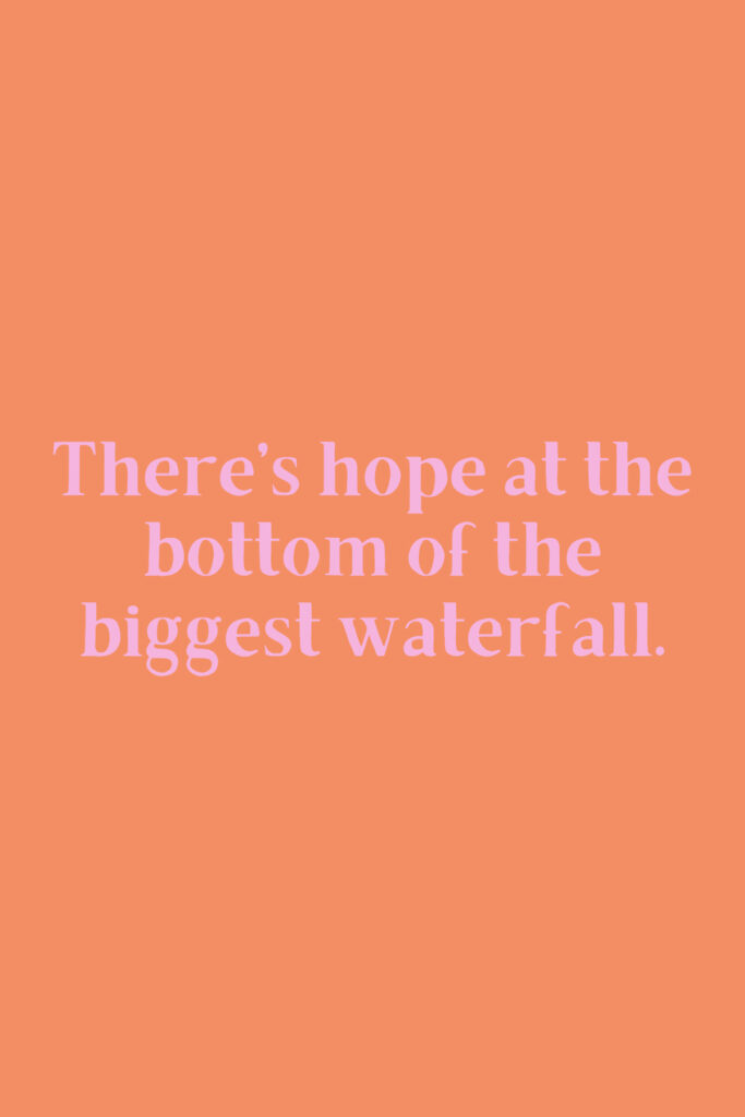 29 Inspirational Waterfall Quotes + Captions - Darling Quote