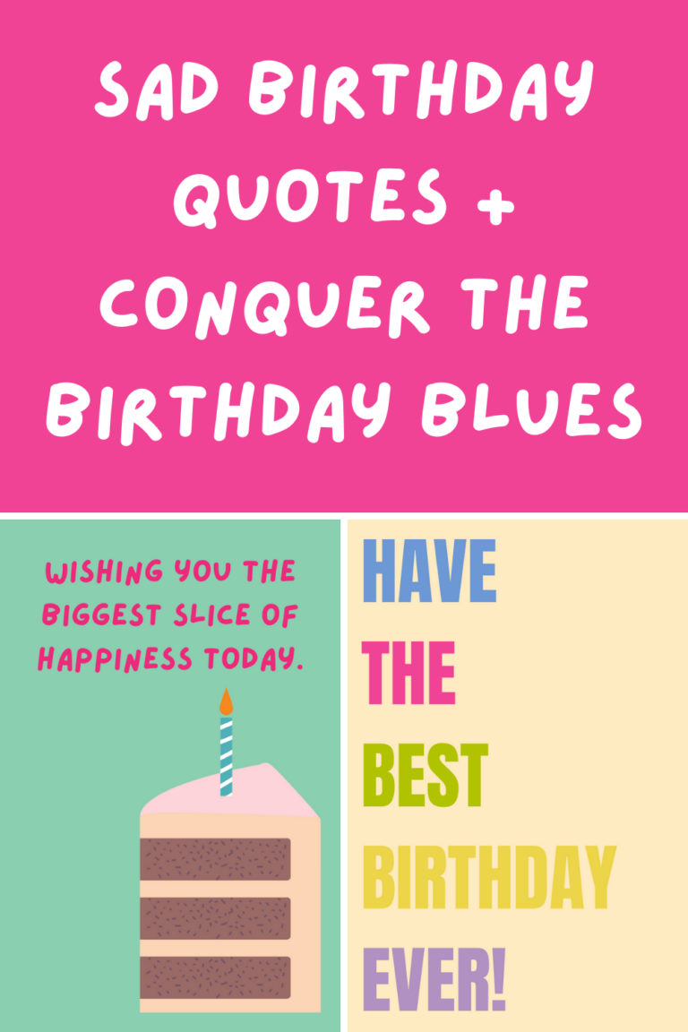 Sad Birthday Quotes + Conquer the Birthday Blues - Darling Quote