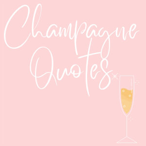 57 Bubbly Champagne Quotes To Toast To - Darling Quote