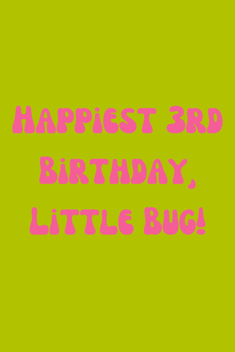 33 Happy 3rd Birthday Quotes, Wishes, & Images - Darling Quote