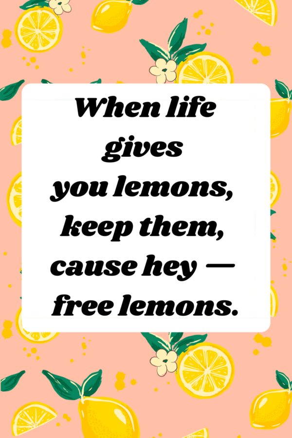 73+ Juicy Lemon Quotes To Squeeze - Darling Quote