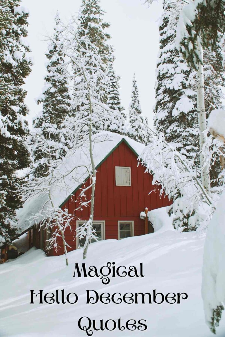 71 Magical Hello December Quotes - Darling Quote